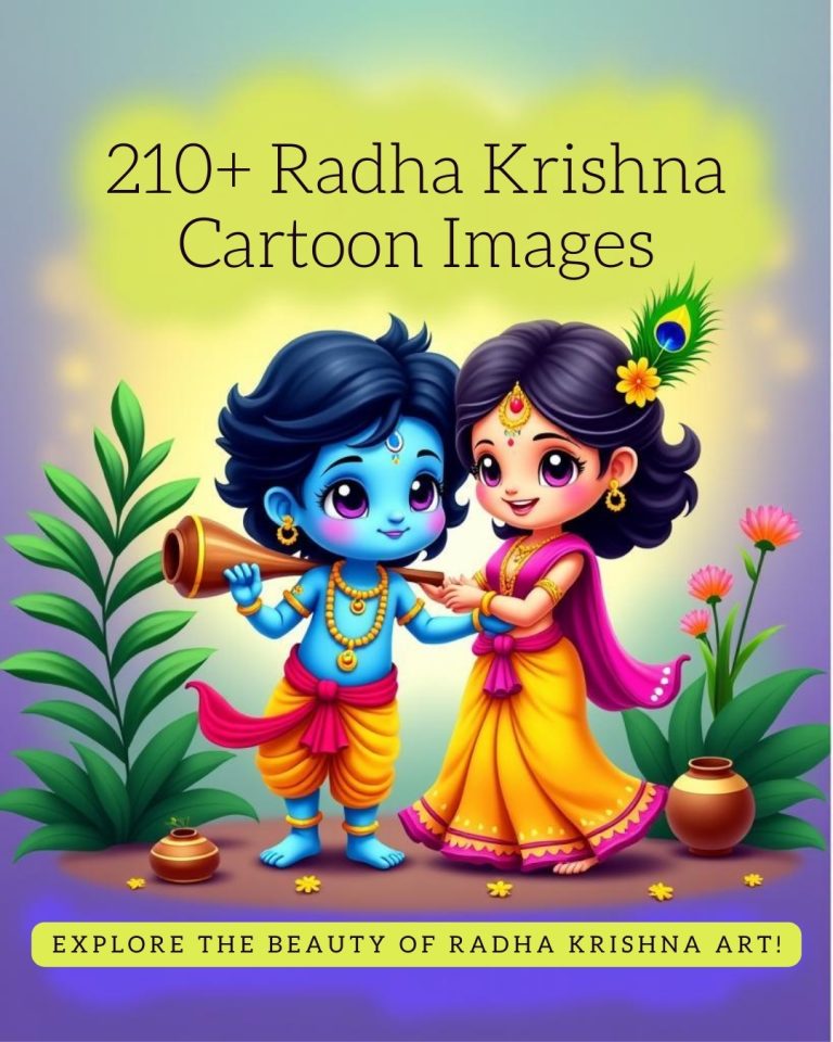 Radha Krishna Cartoon Images – Beautiful & Playful Designs for Every ...